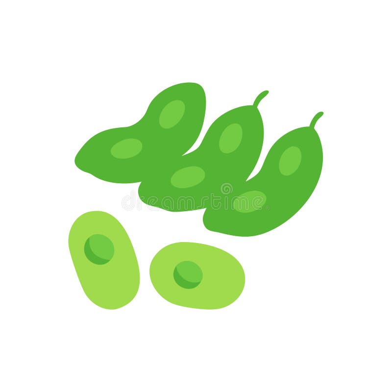 Edamame Icon for Healthy Snacking Stock Vector - Illustration of food ...