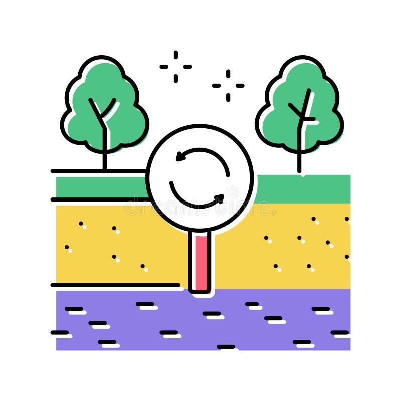 Ecosystem Color Line Icon. Sustainable Biodiversity and Animal Friendly ...