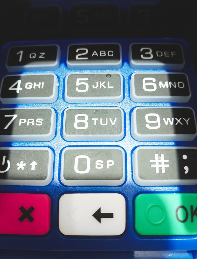 EDC or Electronic Data Capture Machine Button or Keyboard, Edc Machine ...