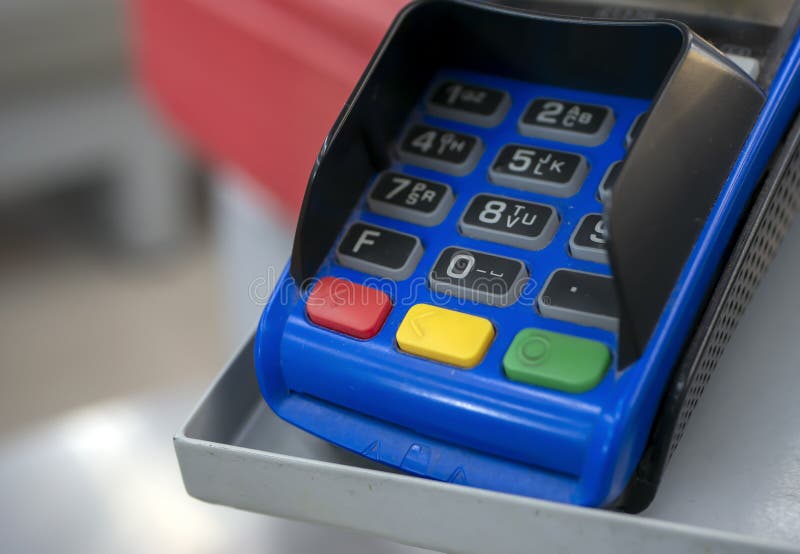 An EDC Machine or Electronic Data Capture Machine, No Logo and Brand ...