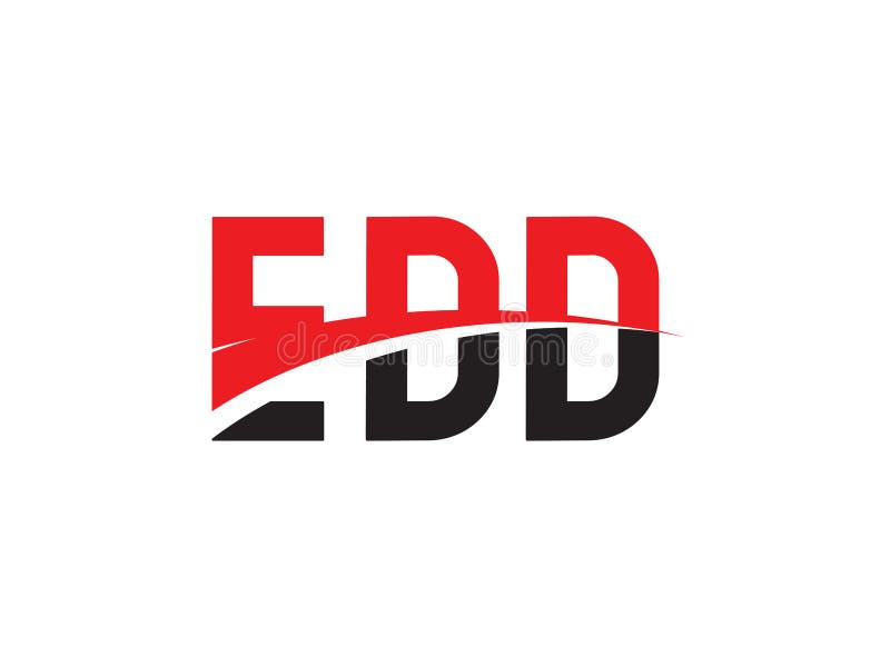 EDD Letter Initial Logo Design Vector Illustration Stock Vector ...