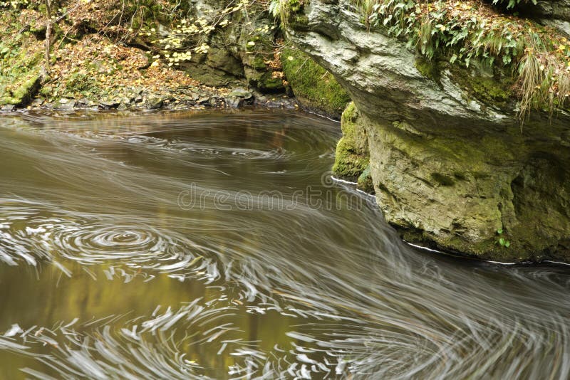 Eddy in river stock image. Image of flowing, creek, swirl - 78968729