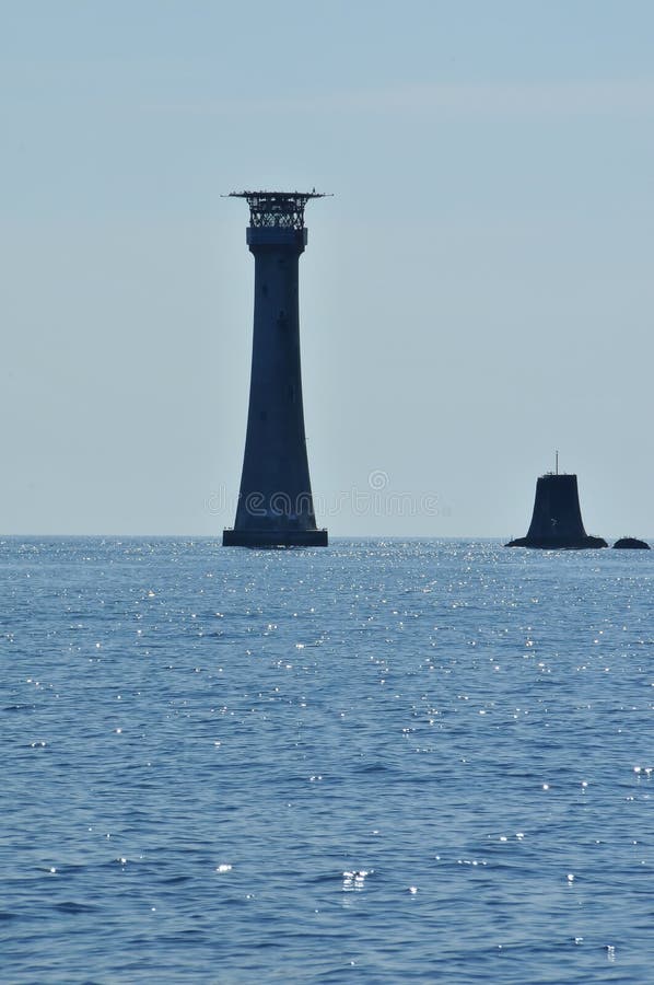 Eddystone Lighthouse stock photo. Image of reef, england - 14896050