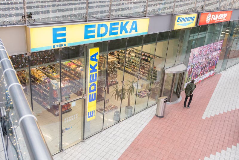 Edeka editorial photography. Image of person, supermarket - 47526607
