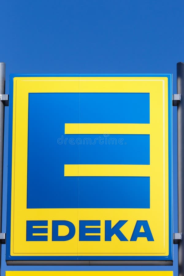 Edeka Logozeichen-Supermarktlebensmittelladen Redaktionelles Stockfoto ...