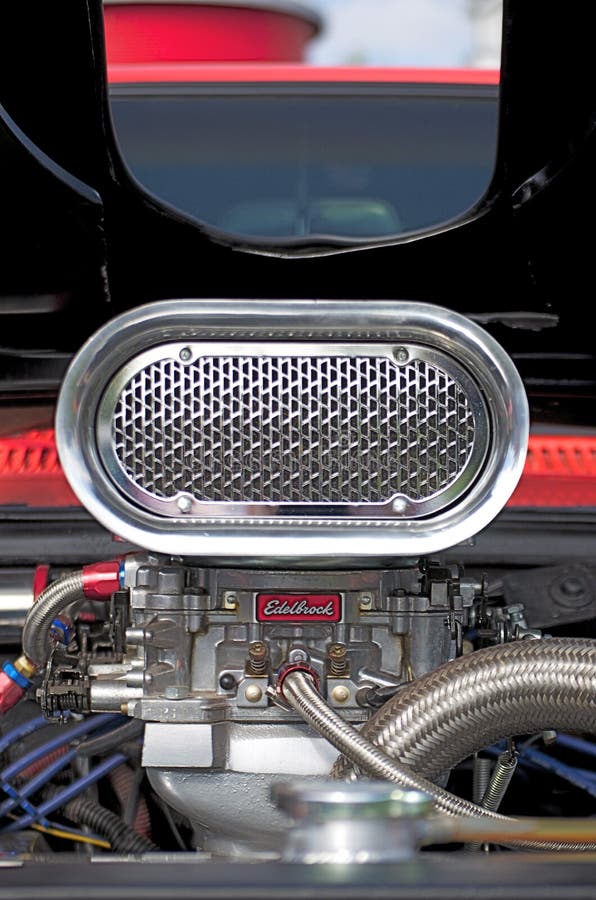 Edelbrock blower Hot Rod editorial stock photo. Image of edelbrock ...