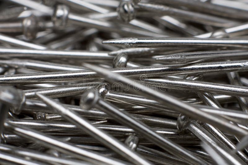 Edelstahlstifte stockbild. Bild von metallisch, glänzend - 15741385