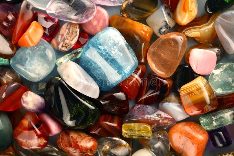 EDELSTENEN stock afbeelding. Afbeelding bestaande uit halfedelstenen ...