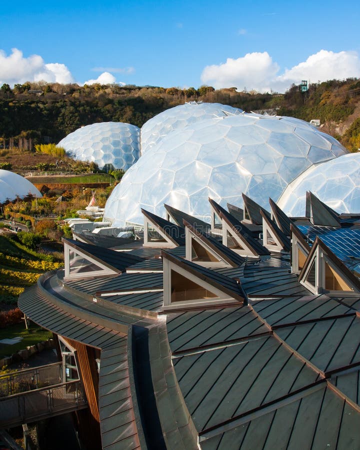 Eden Project Cornwall stock image. Image of buildings - 27664033