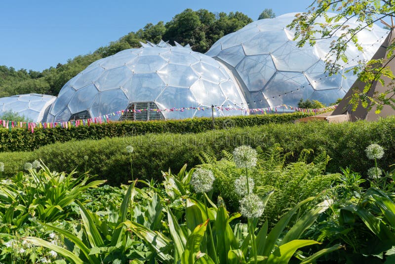 The Eden Project, Cornwall, England Editorial Photo - Image of austell ...