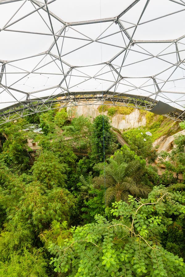 Eden Project Cornwall editorial stock image. Image of environment ...
