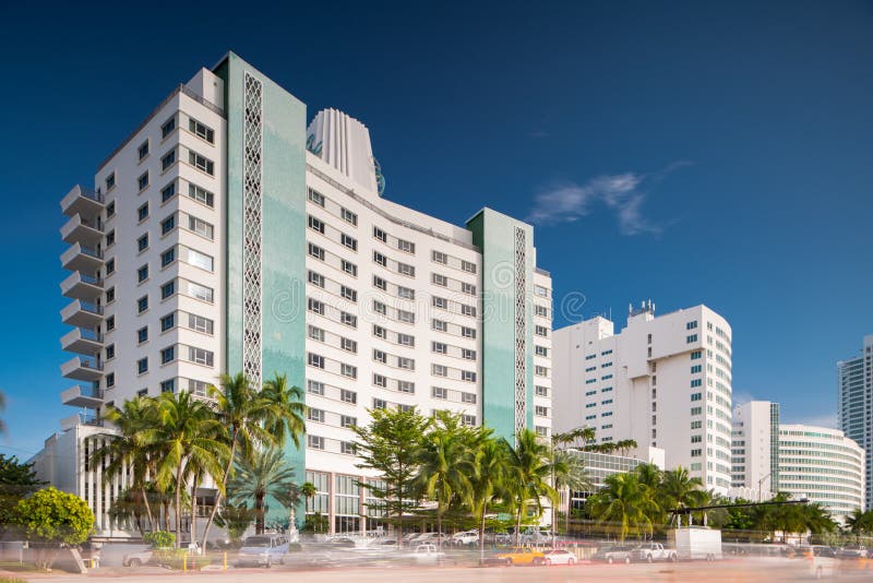 Eden roc Hotel Miami Beach stock photo. Image of beach - 163009052