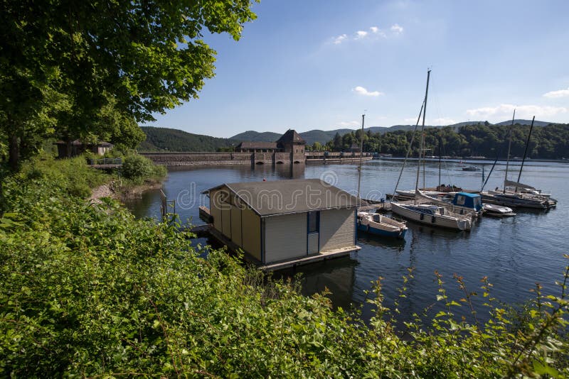 Edersee lake germany stock photo. Image of white, greenery - 55147838