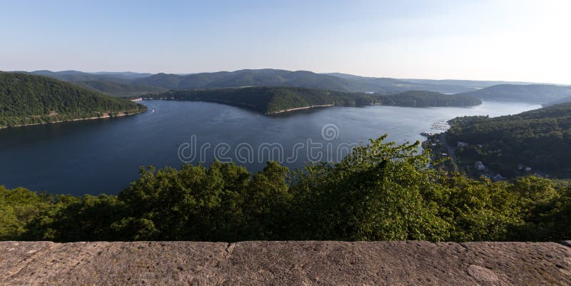 Edersee lake germany stock photo. Image of landscape - 55151058