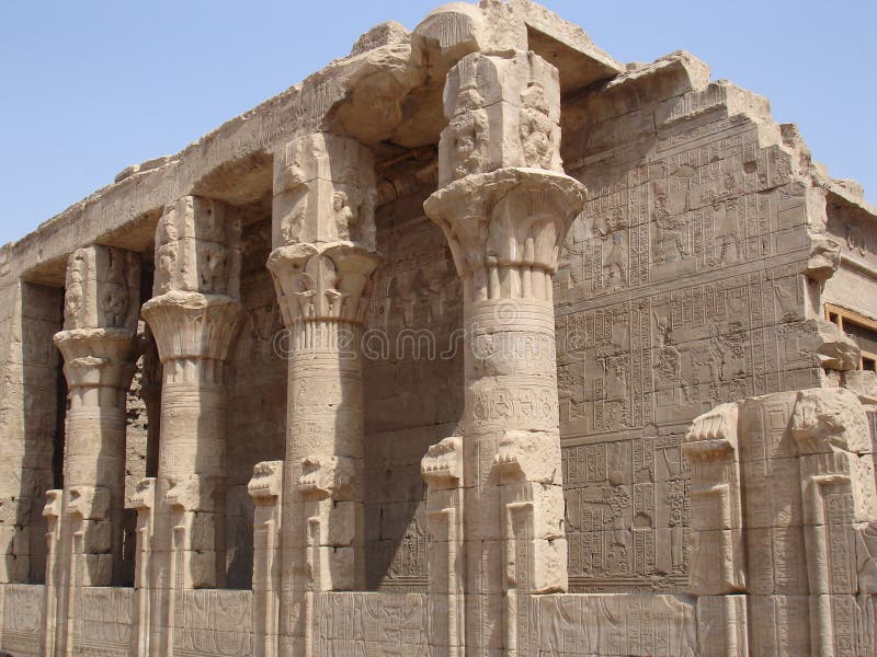 Edfu Tempel, Ägypten, Afrika Stockbild - Bild von ägypten, dynastie: 94317