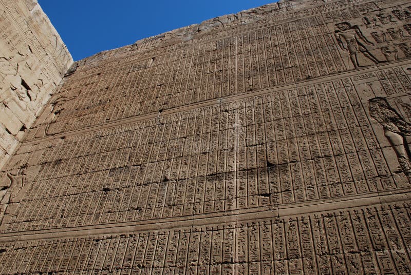 Edfu temple stock image. Image of attraction, horus, historical - 20725723