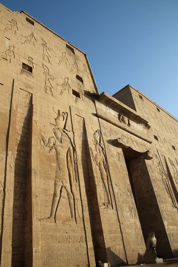 Edfu Temple Egypt stock photo. Image of philae, edfu - 23616084