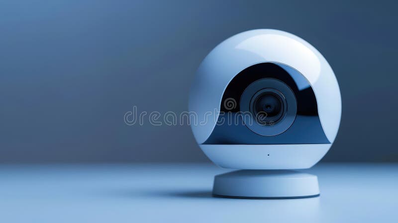 Edge AI Smart Camera Security System Stock Illustration - Illustration ...