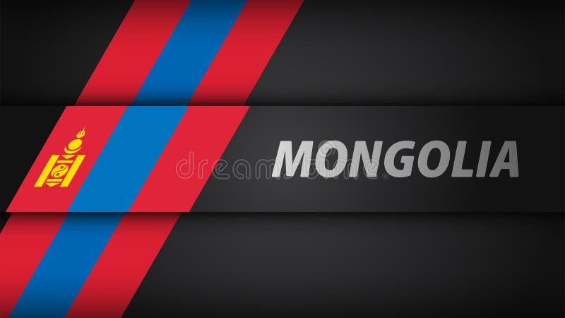 Edge Background Mongolia Graphic and Label Stock Vector - Illustration ...