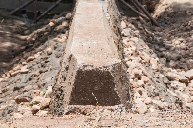 Edge the check dam stock photo. Image of concrete, building - 31160344