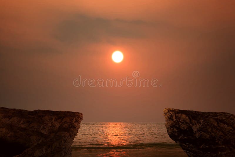 Edge of a Cliff with Ocean View Stock Photo - Image of dramatic ...