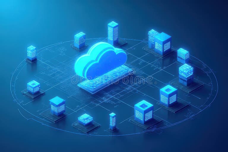 Edge Cloud Architecture Overview Stock Illustration - Illustration of ...