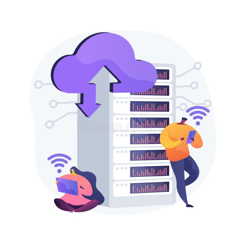 Edge Computing Abstract Concept Vector Illustration. Stock Vector ...