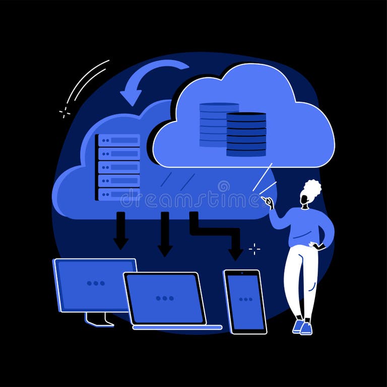 Edge Computing Abstract Concept Vector Illustration. Stock Vector ...