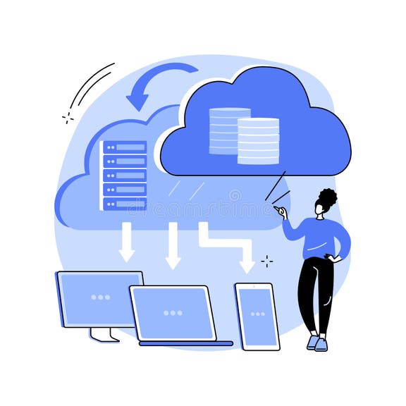 Edge Computing Abstract Concept Vector Illustration. Stock Vector ...