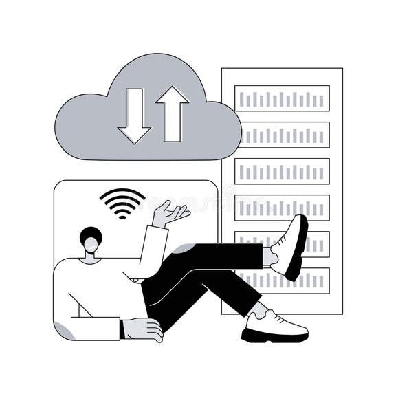 Edge Computing Abstract Concept Vector Illustration. Stock Vector ...