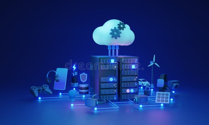 Edge Computing Concept, 3D Illustration. Distributes Data Processing ... Edge Computing Concept, 3D Illustration. Distributes Data Processing ...