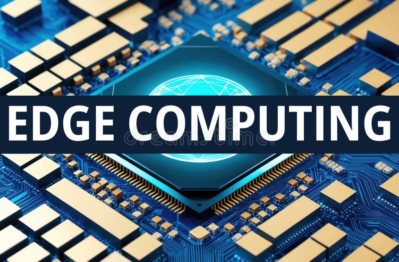 Edge Computing Text Title Name Term in Computer Technology Stock ...