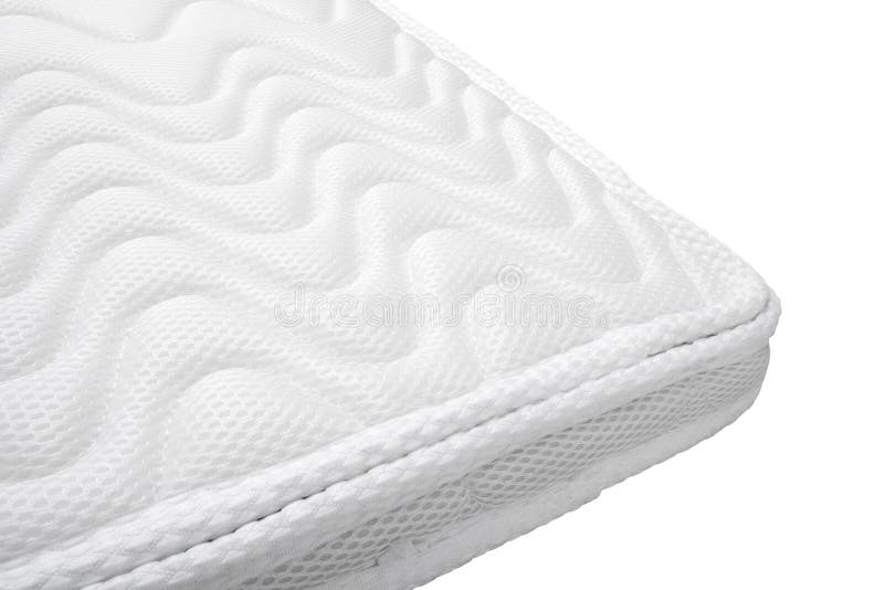 White Comfortable Mattress Texture Stock Photo - Image of cotton ...