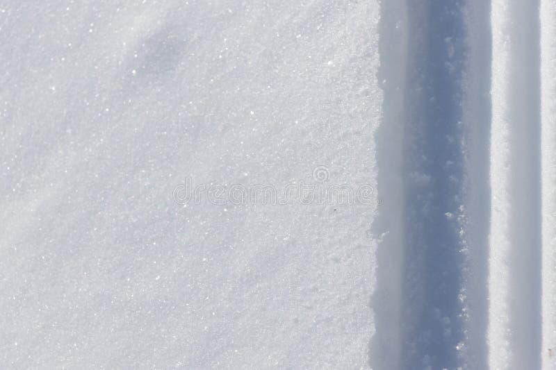 Edge of Flat White Snow Surface with Vertical Lines Stock Photo - Image ...