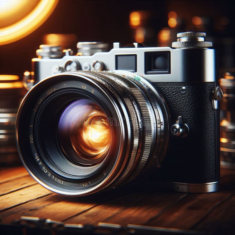 Edge Lighting Camera with a Built in Light Source that Creates a Stock ...