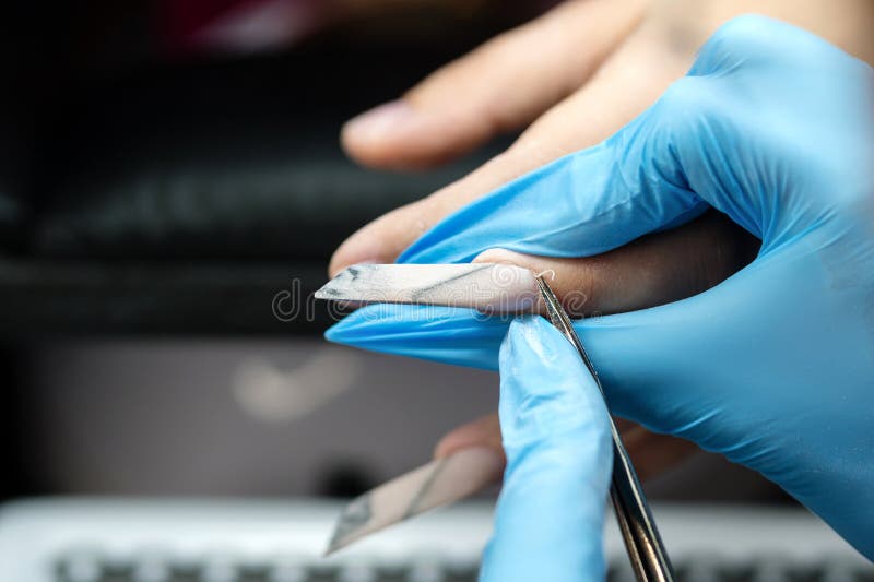 EDGE Nail Shaping stock photo. Image of aesthetic, manicurist - 305554718