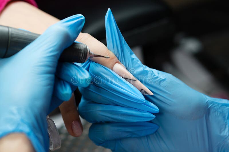 EDGE Nail Shaping stock photo. Image of edge, extension - 305554736