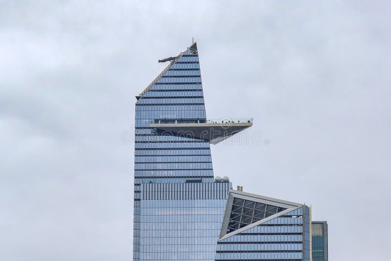 The Edge Observation Deck at Hudson Yards Editorial Stock Photo - Image ...