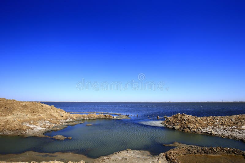 The Edge of the Ocean Landscape Stock Photo - Image of platform ...