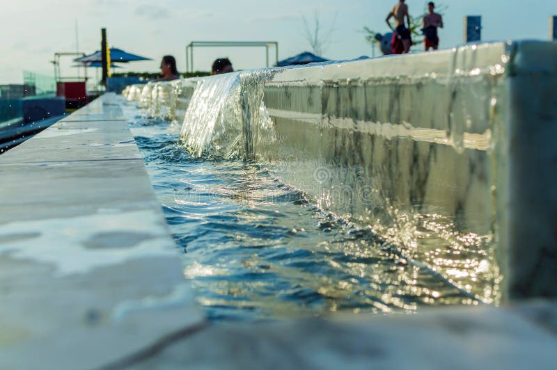 283 Swimming Pool Waterfall Texture Stock Photos - Free & Royalty-Free ...