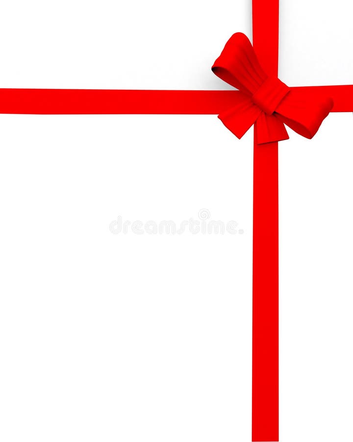 Edge of Page or Website Present Ribbon Graphic Design Stock ...