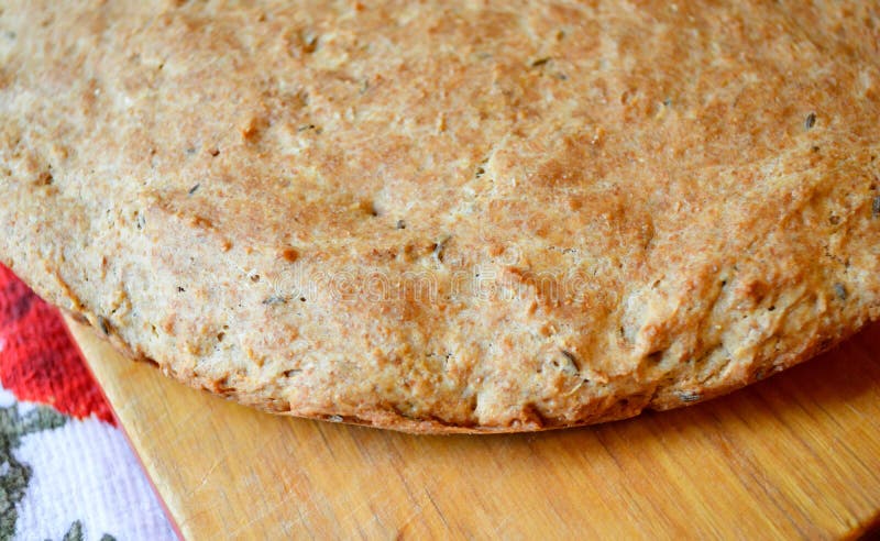 Round flat bread stock image. Image of breakfast, round - 138393303