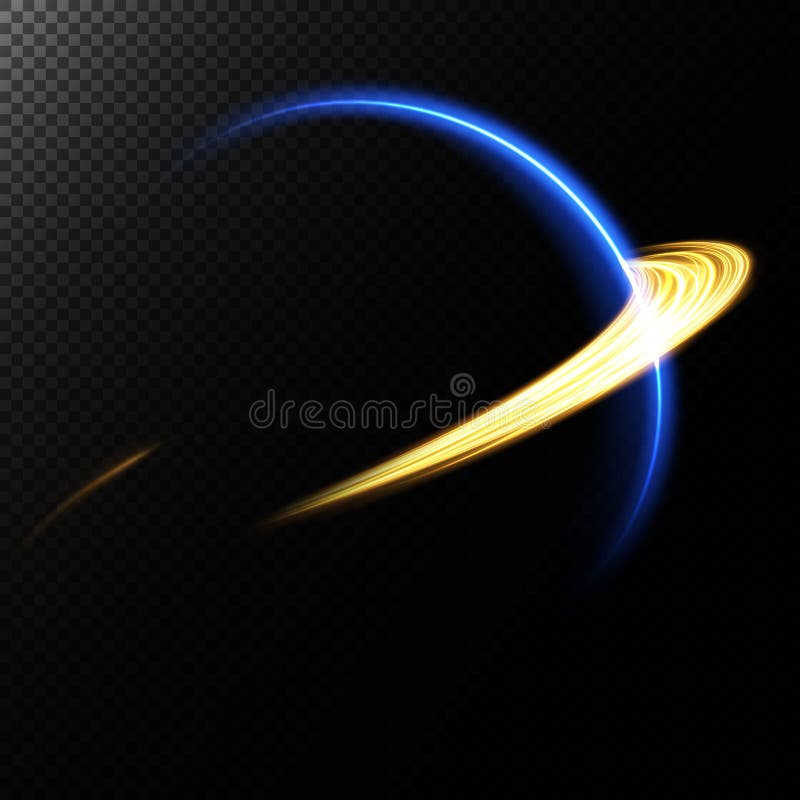 The Edge of a Solar Eclipse on a Black Background, Blue. Blue Eclipse ...