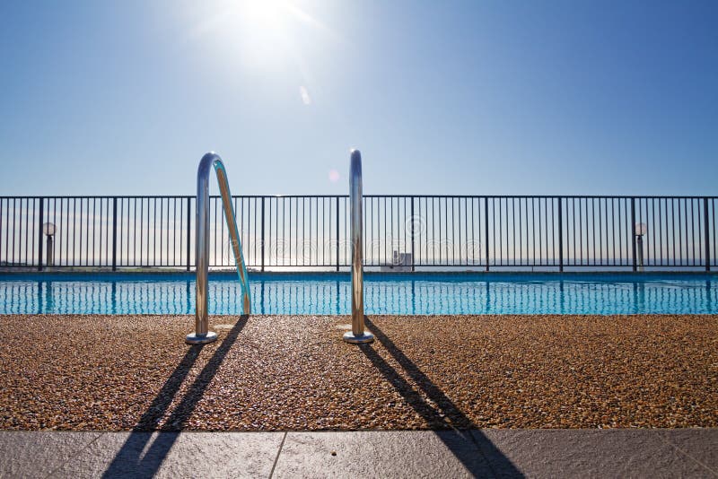 Edge Swimming Pool Sun Flare Background Stock Photos - Free & Royalty ...