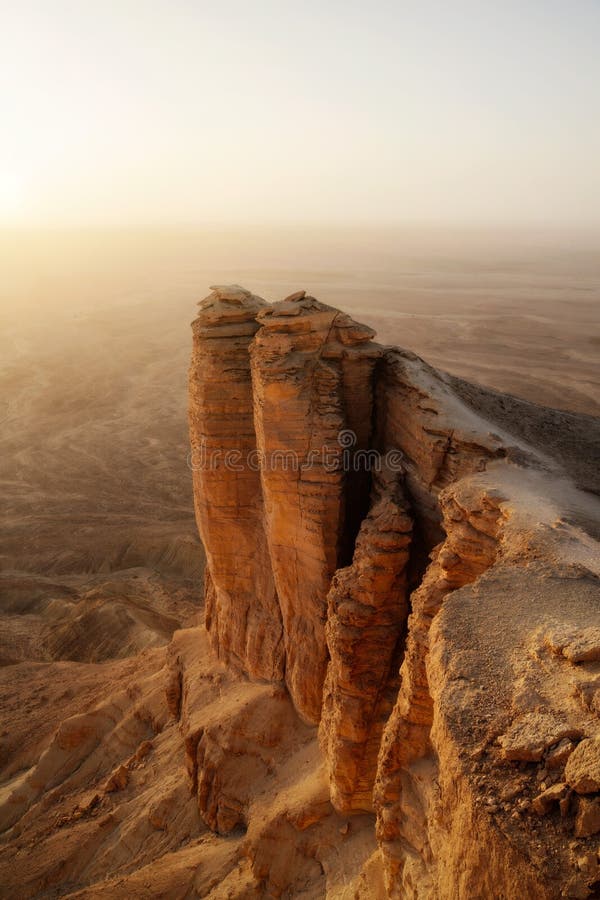 Edge of the World in Saudi Arabia Taken in January 2022 Stock Image ...