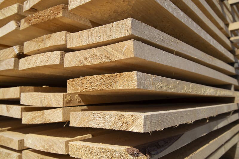Edged Boards.Building Material Stock Photo - Image of industrial ...