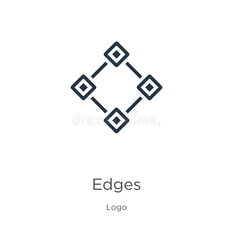 Edge Computing Vector Icon In 6 Different Modern Styles. Black, Two ...