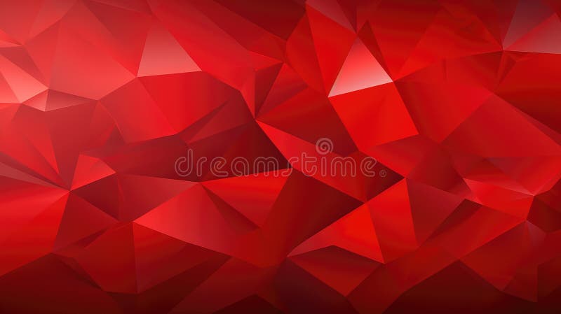Edges Red Polygon Background Stock Illustration - Illustration of ...