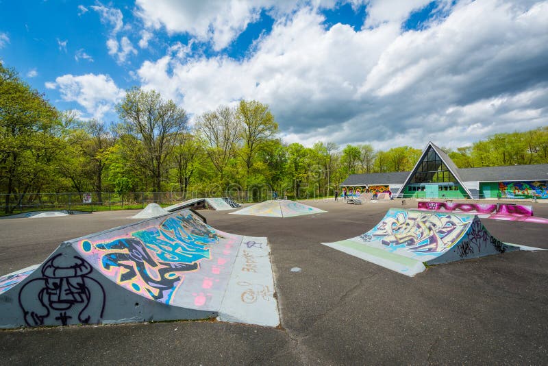 The Edgewood Skate Park, in New Haven, Connecticut Editorial Image ...