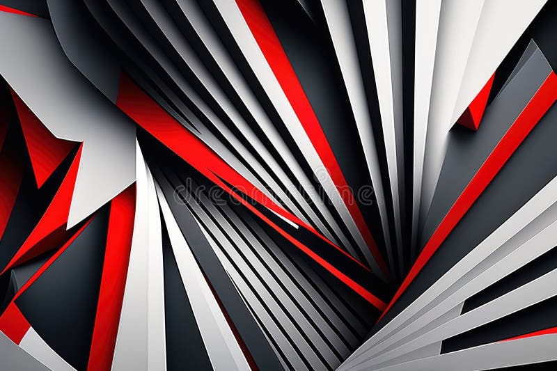 Edgy and Futuristic Optical Illusion Wallpaper with Sharp and Angular ...